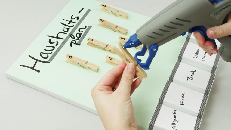 DIY Haushaltsplaner selber machen - einfache Haushaltsorganisation